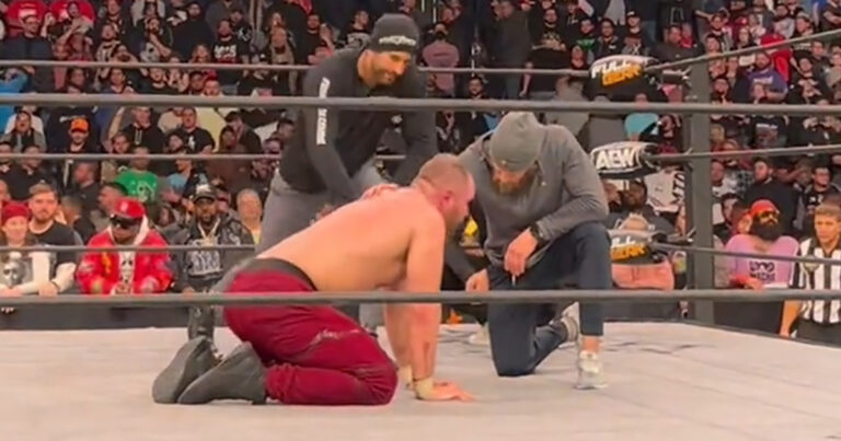 WATCH: Jon Moxley & BCC Members' Emotional Moment After AEW Full Gear Went Off Air