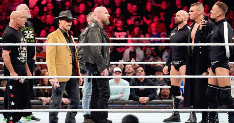 DX & Kurt Angle Confront Imperium At WWE RAW XXX