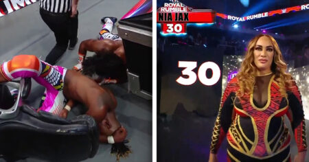 WATCH: WWE Botches Nia Jax's Royal Rumble Return, Kofi Kingston Misses ...