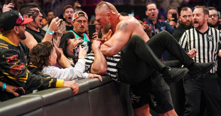 Brock Lesnar Received Backstage Heat After Going Off-Script At WWE Royal Rumble